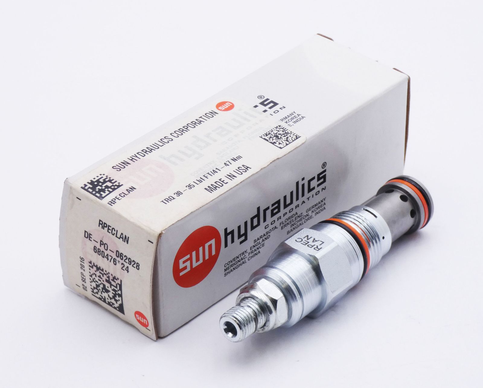 Sun Hydraulics RPECLAN RPEC LAN Druckbegrenzungsventil -unused/OVP ...