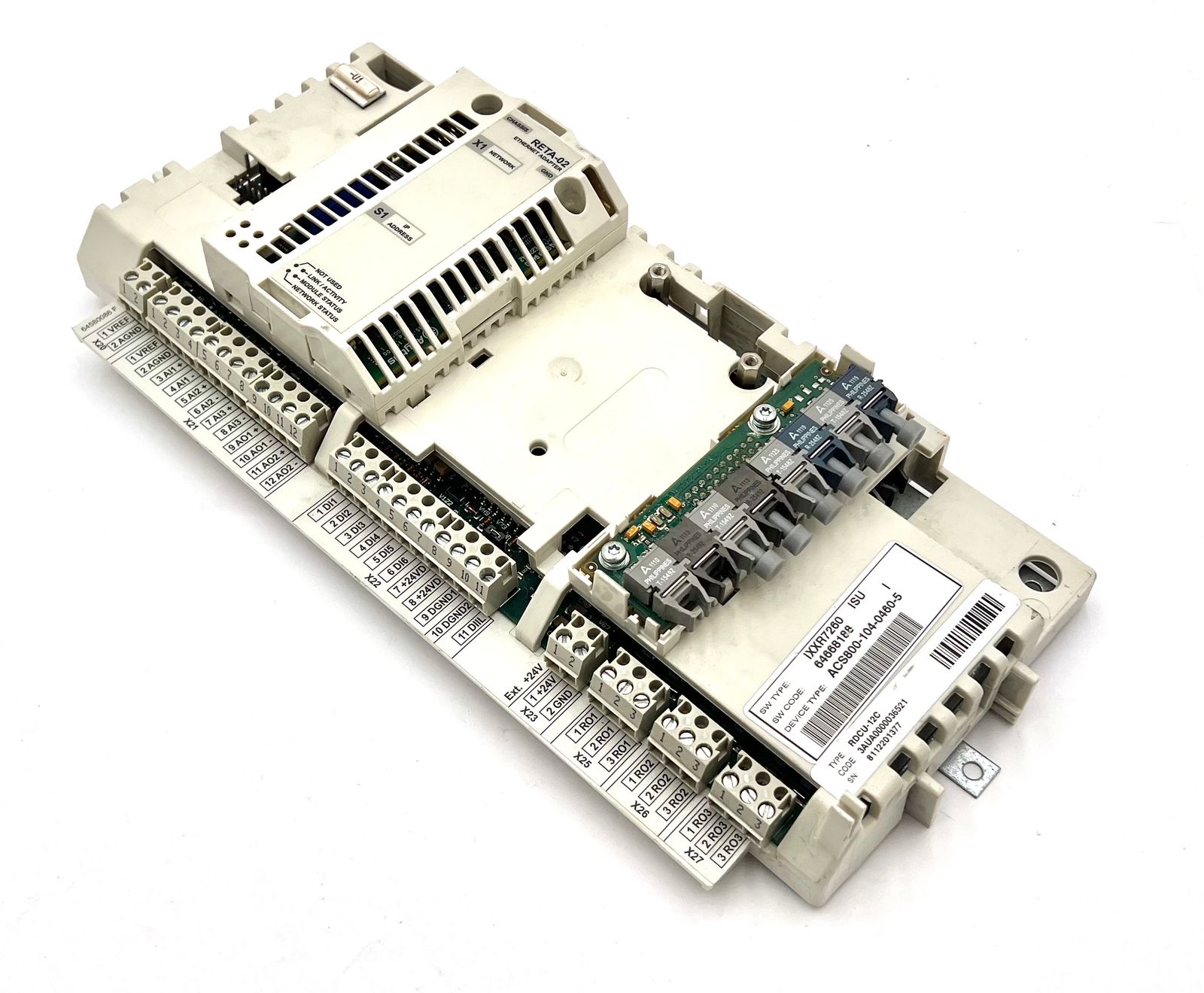 ABB RDCU-12C for device ACS800-104-0460-5 Control Board -used/Attn ...