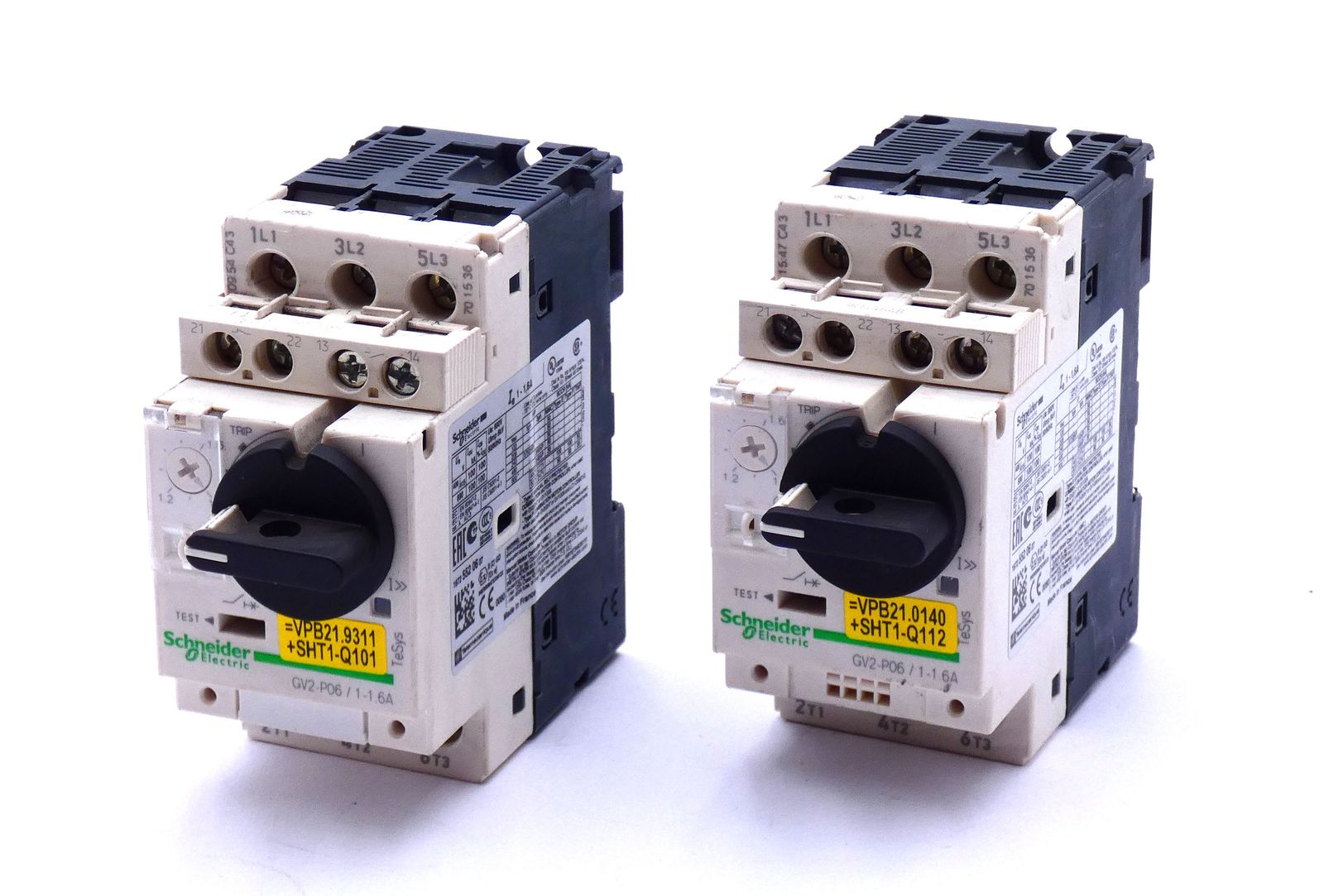 2x Schneider Electric GV2-P06 Motorschutzschalter -used- | Maaslos ...