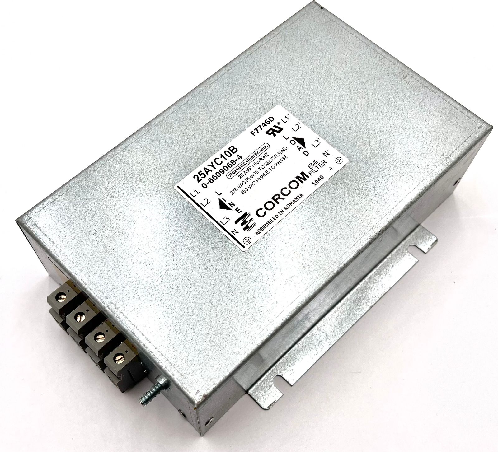 TE Corcom 25AYC10B 0-6609068-4 EMI Filter -used- | Maaslos-Guenstig.de