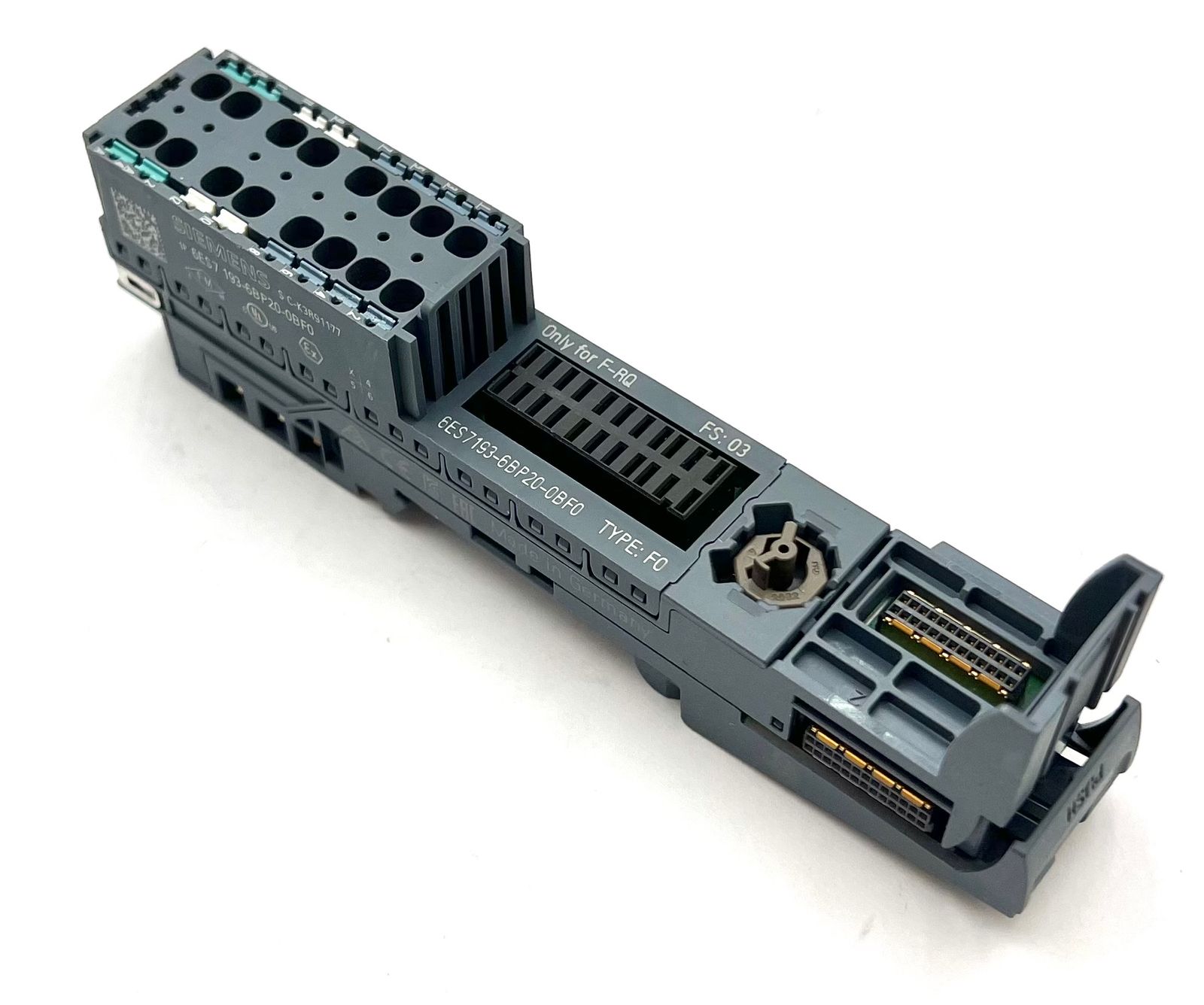 Siemens SIMATIC ET 200SP 6ES7 193-6BP20-0BF0 E:03 Base Unit -used ...