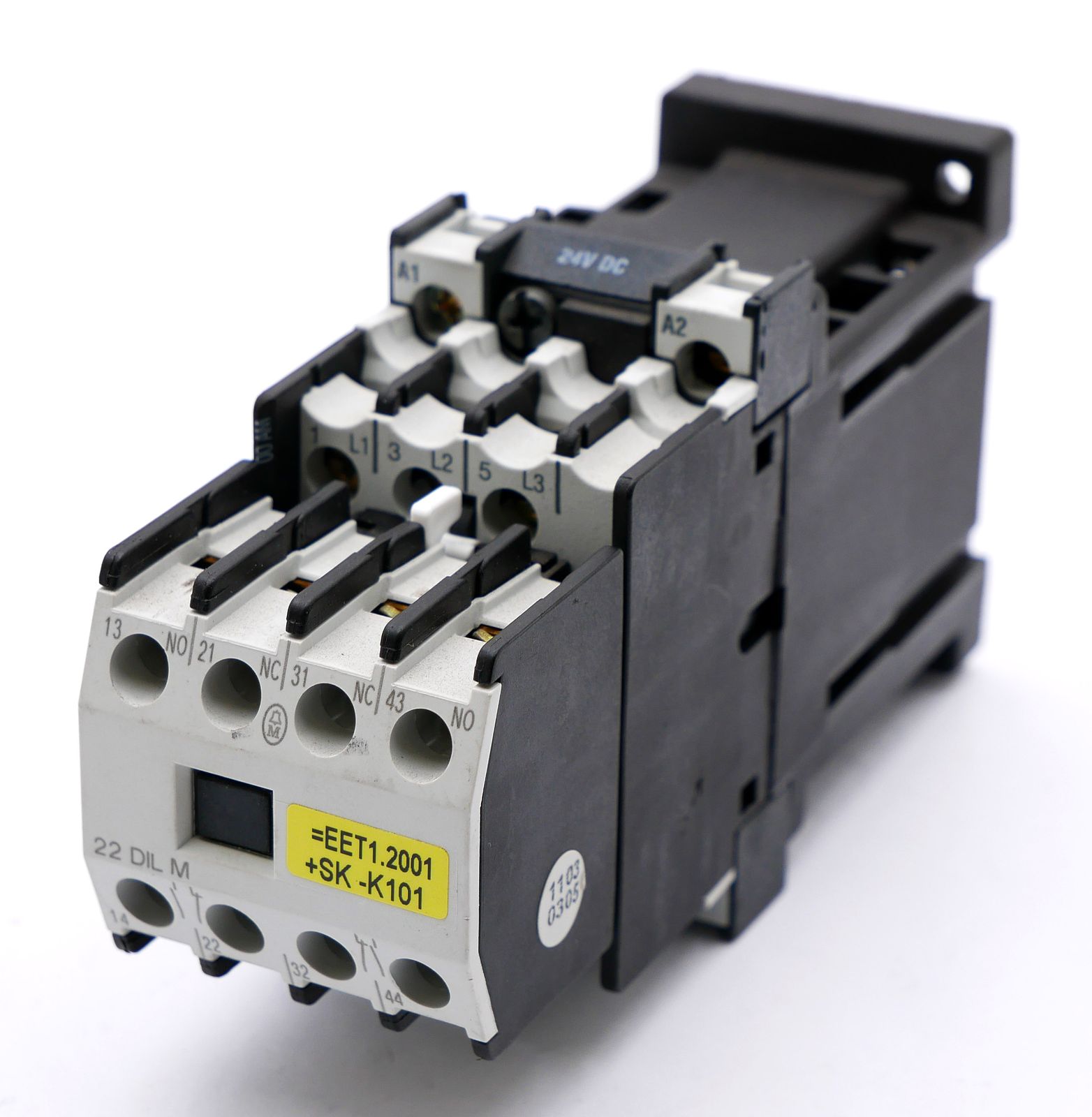 Klöckner-Moeller DIL00AM-G Leistungsschütz + 22 DIL M Hilfsschütz -used ...