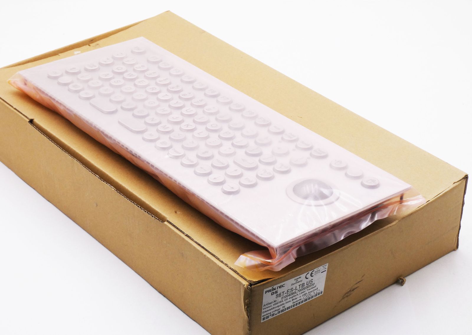 Printec-DS 86T-ES-LTB US Edelstahlfrontplatte 3mm -unused/OVP ...