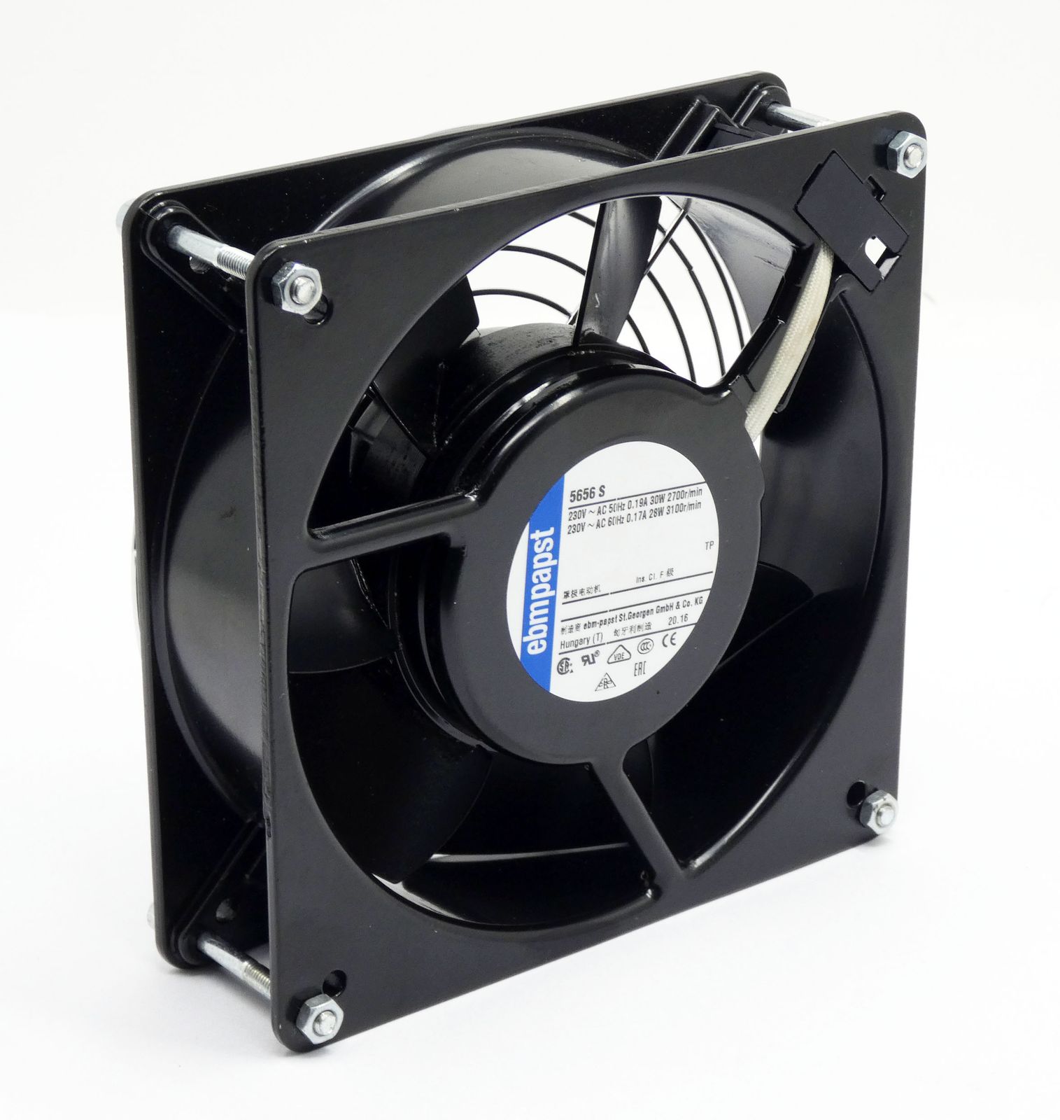 ebmpapst 5656 S 230V~ 50Hz 0,19A 30W 2700r/min Axiallüfter -used ...