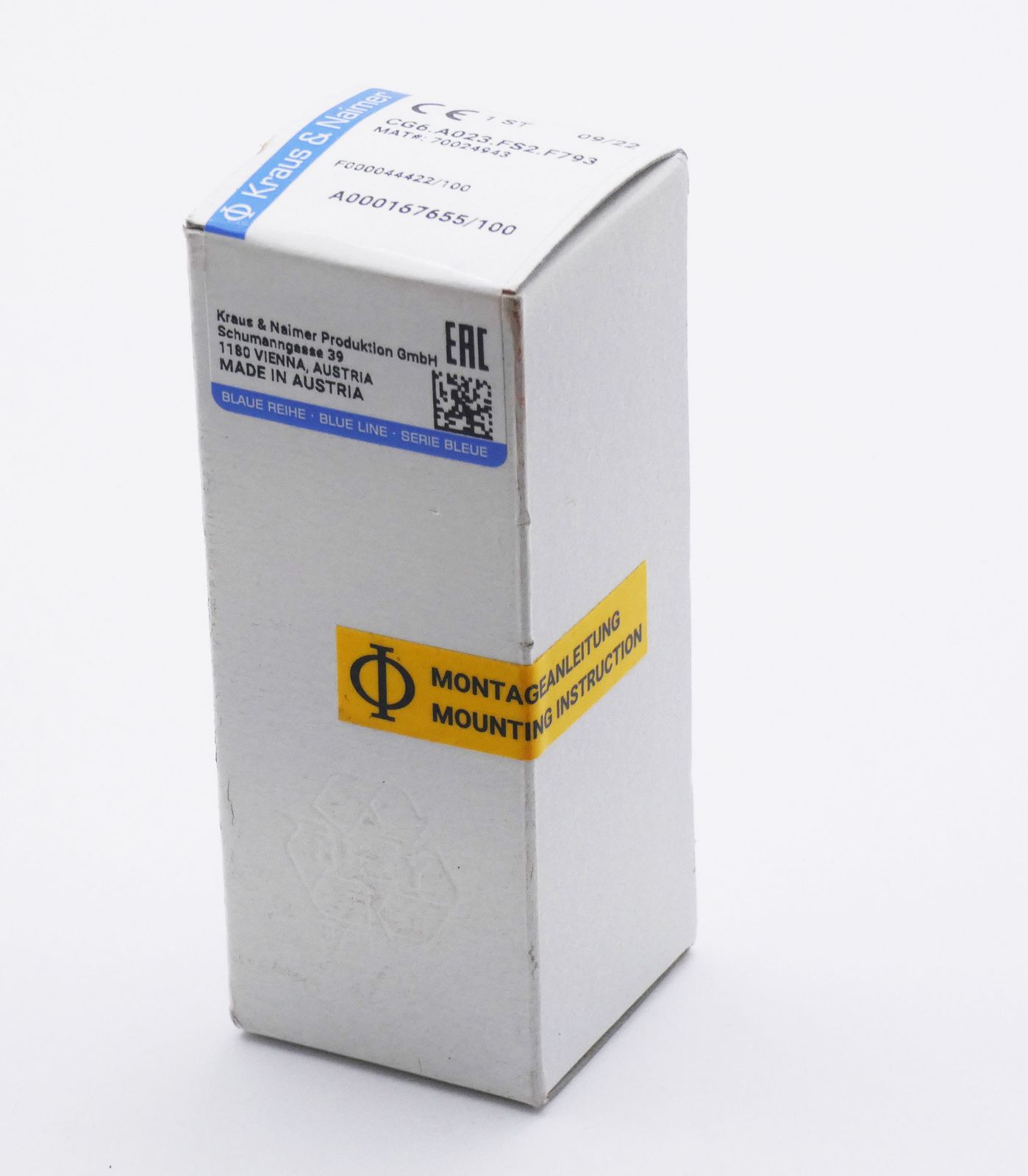 Kraus & Naimer CG6.A023.FS2.F793 A000167655/100 Schalter -sealed ...