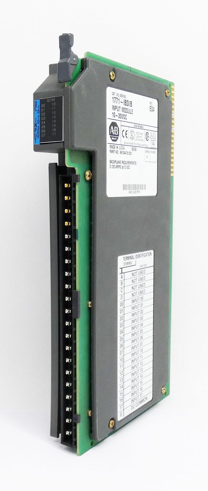 Allen-Bradley 1771-IBD/B E04 10-30VDC Input Module ohne Connector -used ...