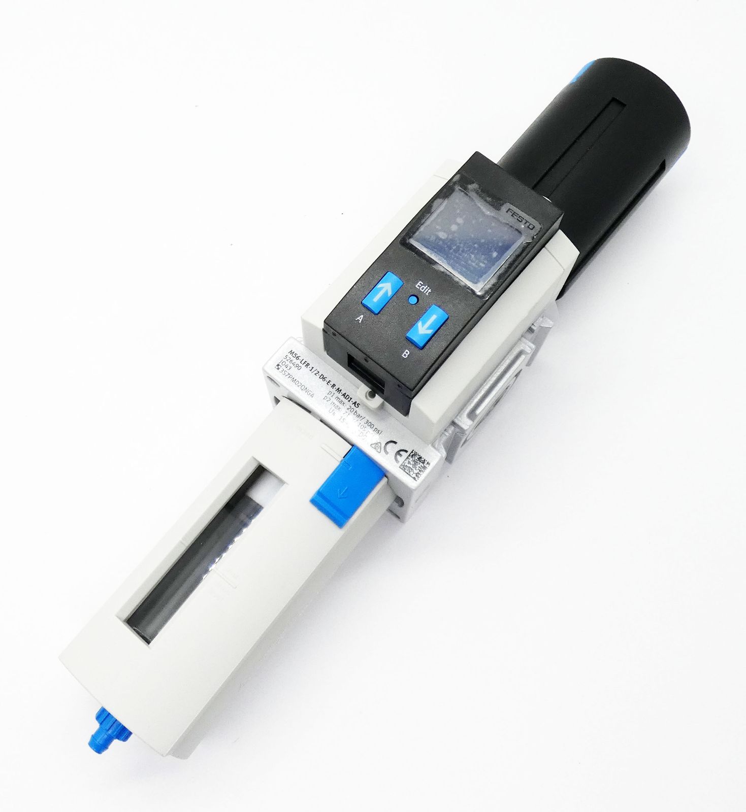 Festo MS6-LFR-1/2-D6-E-R-M-AD1-AS Filter-Regelventil inkl. Drucksensor ...