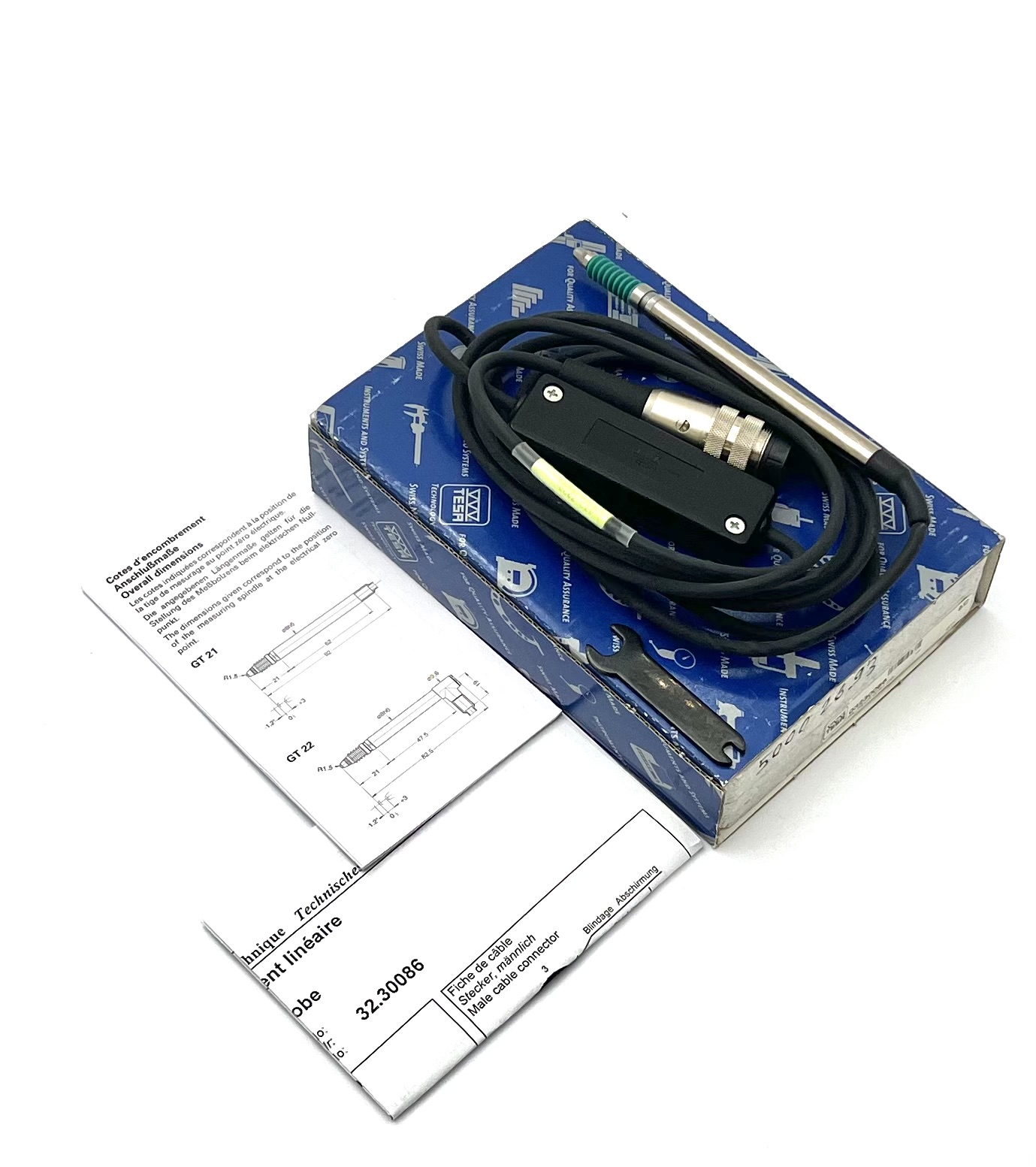 TESA 03230086 GT 61 DC Messtaster axial IP65 -unused/OVP- | Maaslos ...