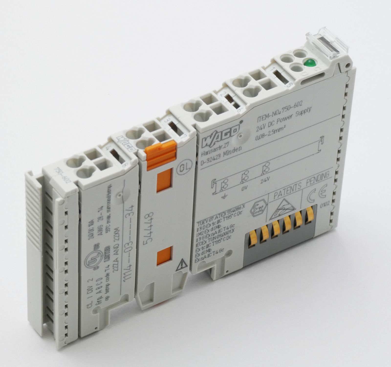 WAGO 750-602 24VDC Potentialeinspeiseklemme -unused- | Maaslos-Guenstig.de