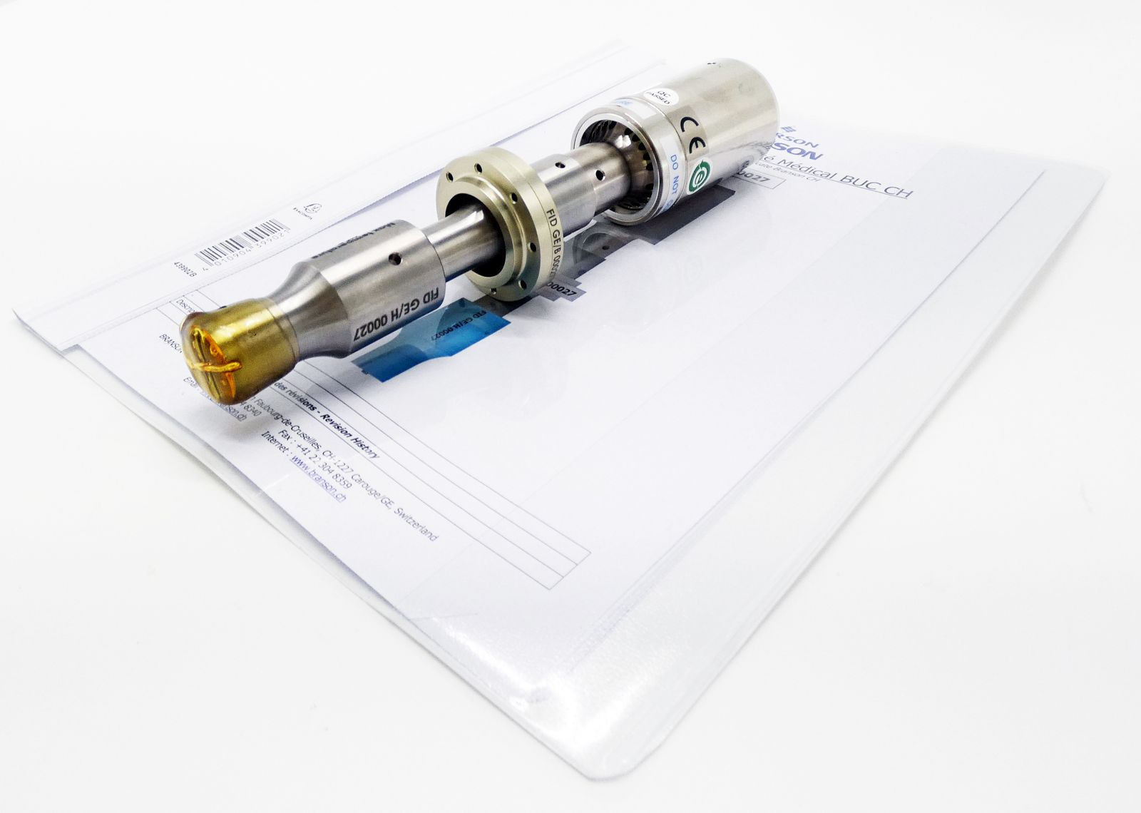 EMERSON BRANSON FID GE/C 00027 Ultrasonic Converter + Stack + Booster ...