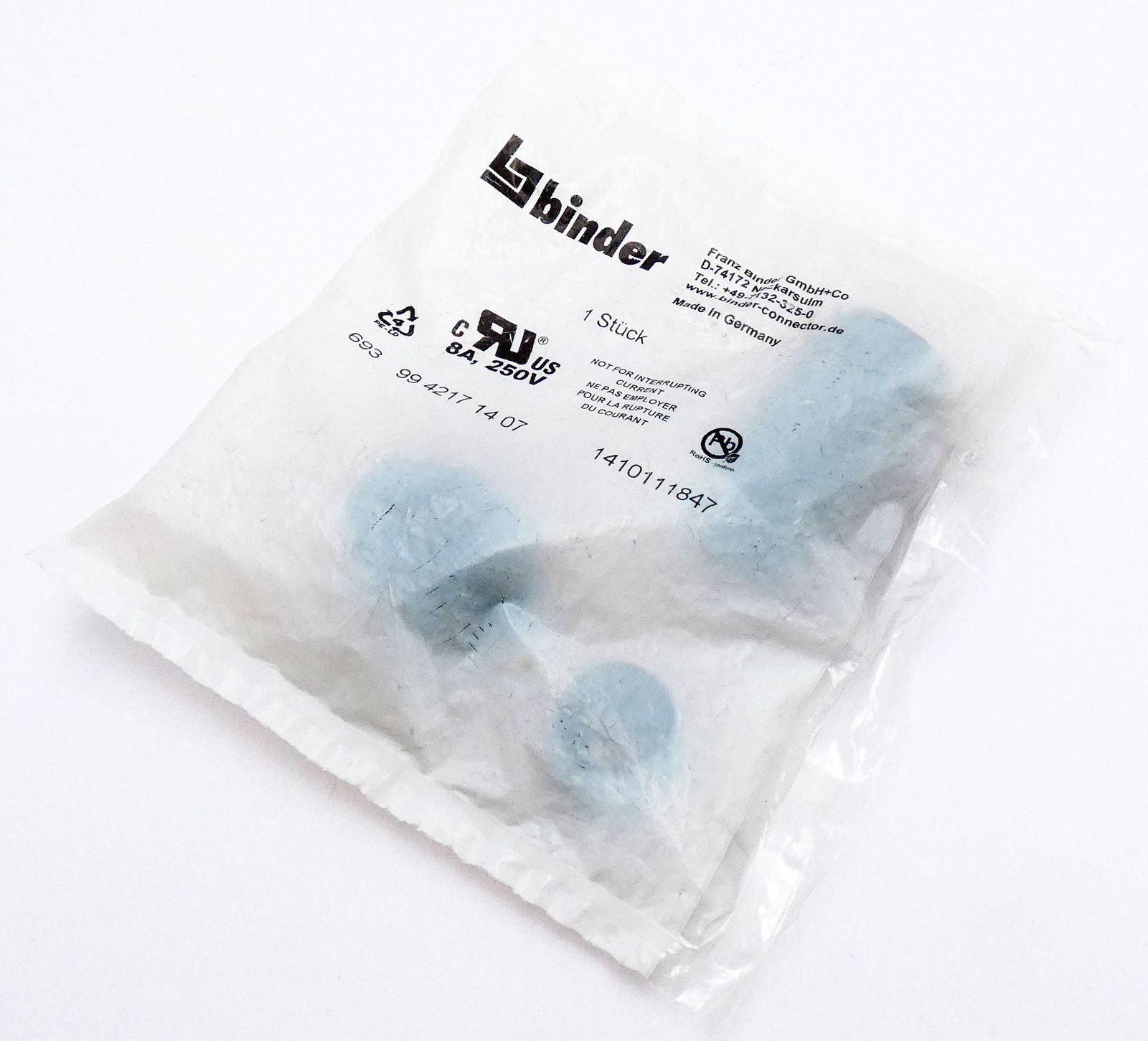 Binder 693 9942171407 1410111847 Steckverbinder -unused/OVP- | Maaslos ...