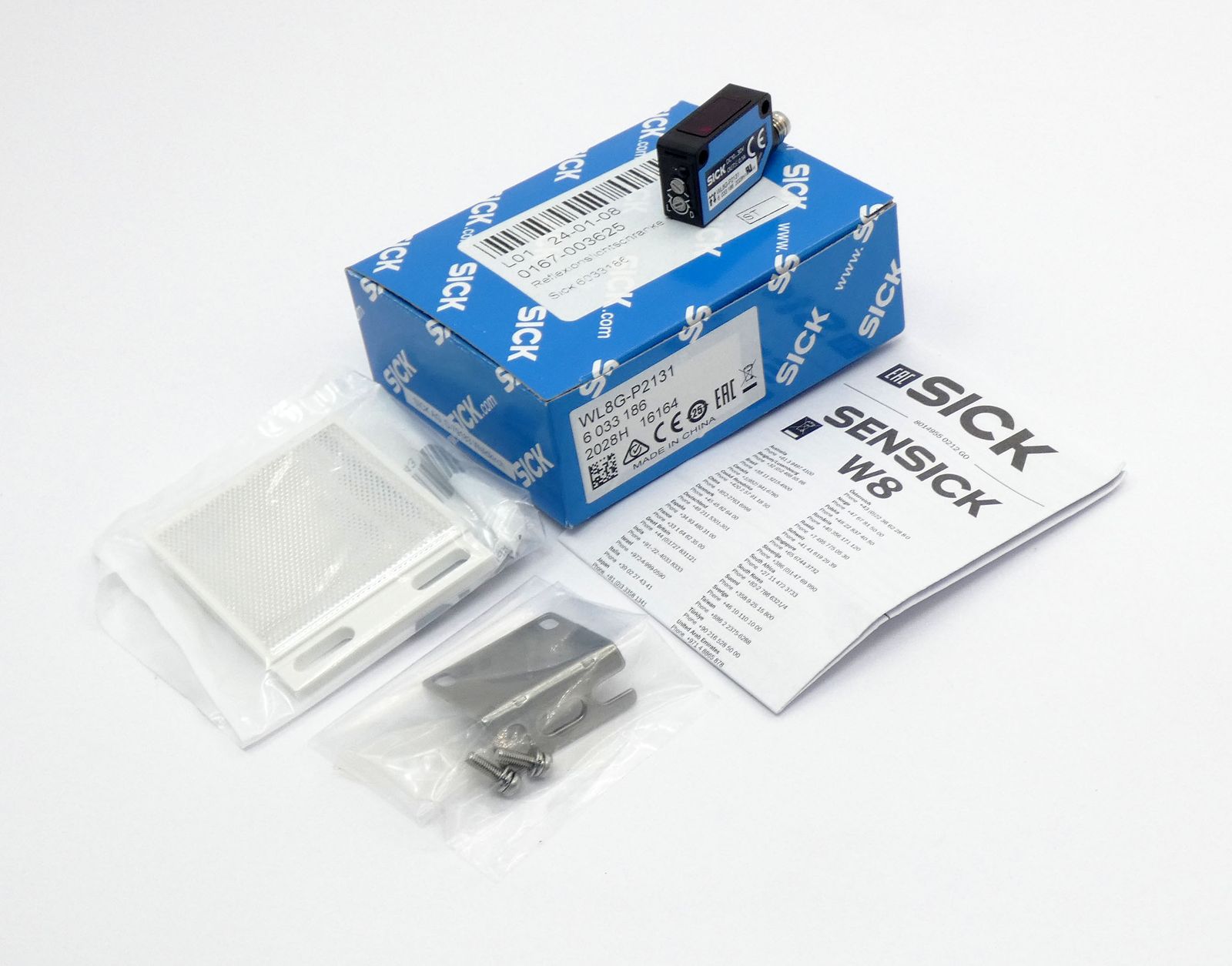 Sick WL8G-P2131 6 033 186 Reflexions-Lichtschranke -unused/OVP- | Maaslos-Guenstig.de