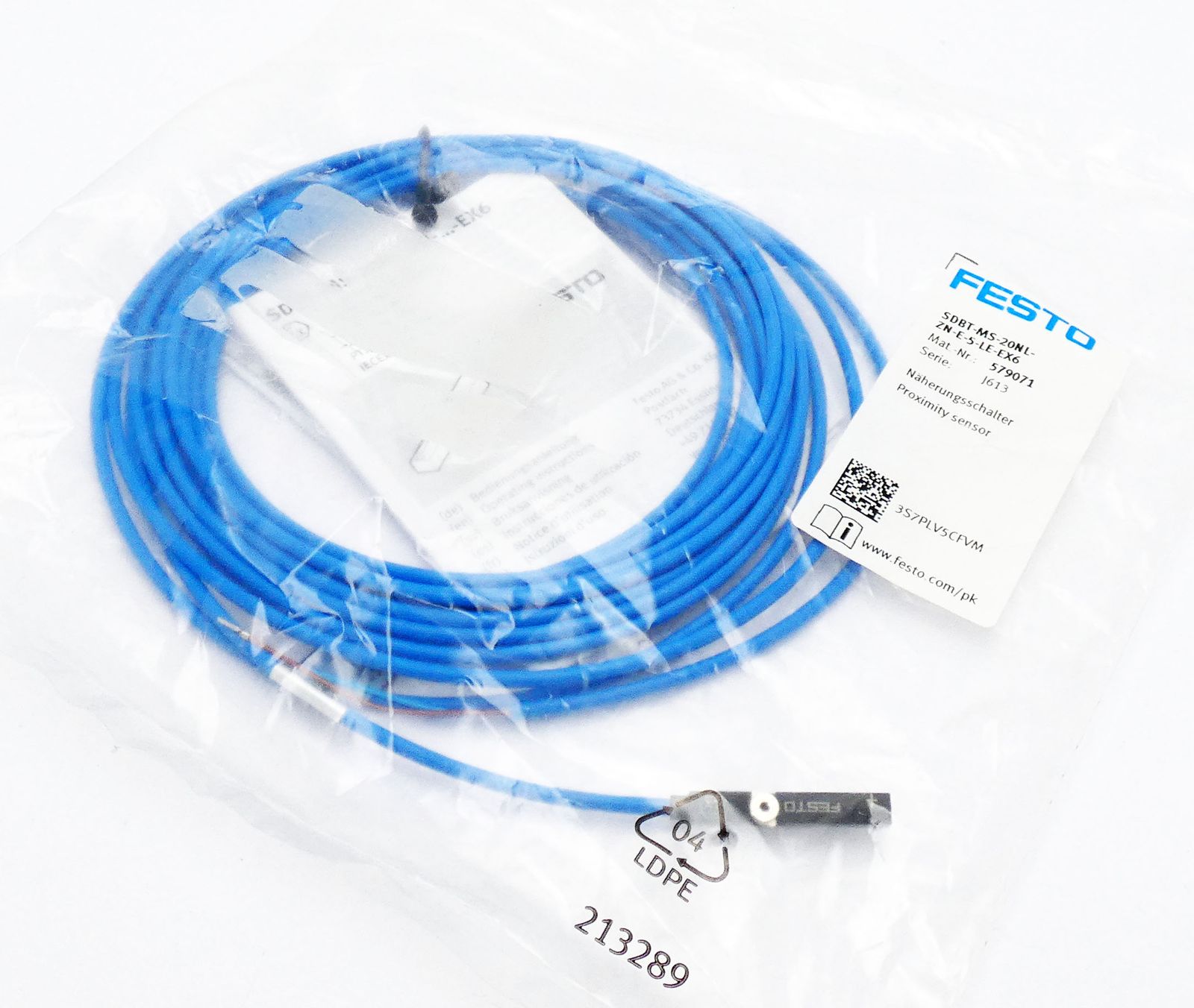 Festo SDBT-MS-20NL-ZN-E-5-LE-EX6 579071 Näherungsschalter -unused ...