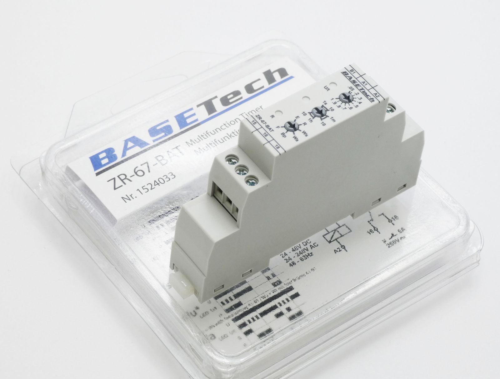 BaseTech ZR-67-BAT 1524033 Multifunction timer -unused/OVP- | Maaslos ...