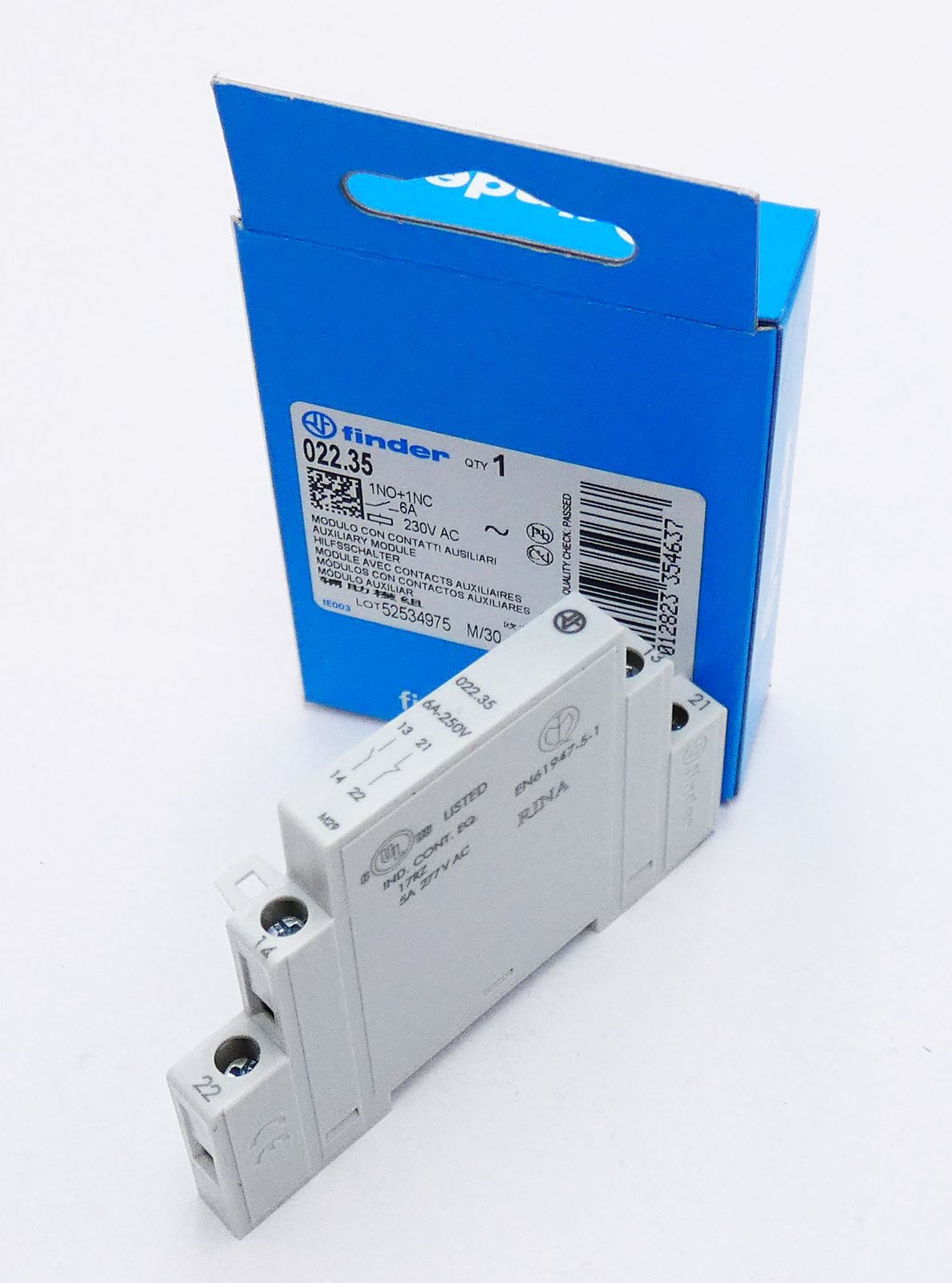 Finder 022.35 Hilfsschalter -unused/OVP- | Maaslos-Guenstig.de