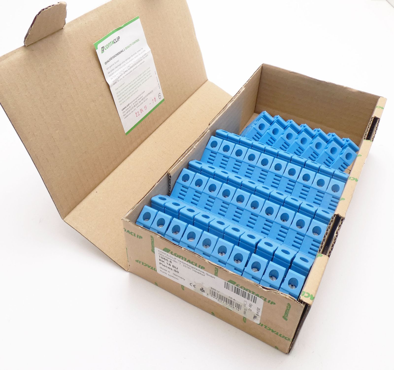 37x Conta-Clip RK 16 BU 1050.5 Schraubverbindung -unused- | Maaslos ...