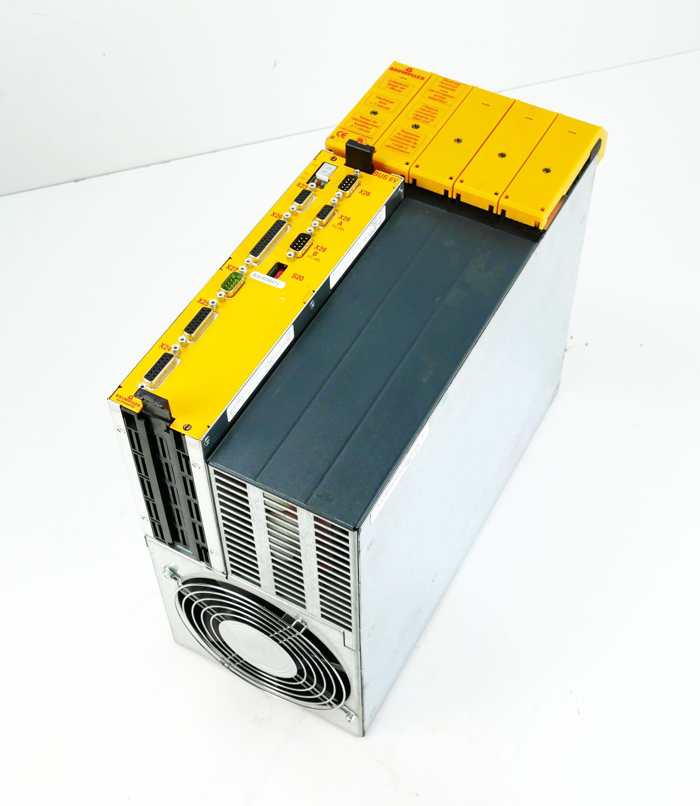 Baumüller BUS624-45/67-54-M-001 Servo-Leistungseinheit + BUS6-VC-ED ...