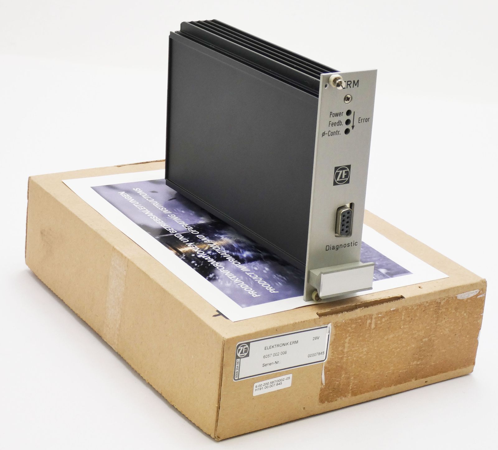 ZF Elektronik ERM 6057 002 006 28V Regelelektronik -unused/OVP ...