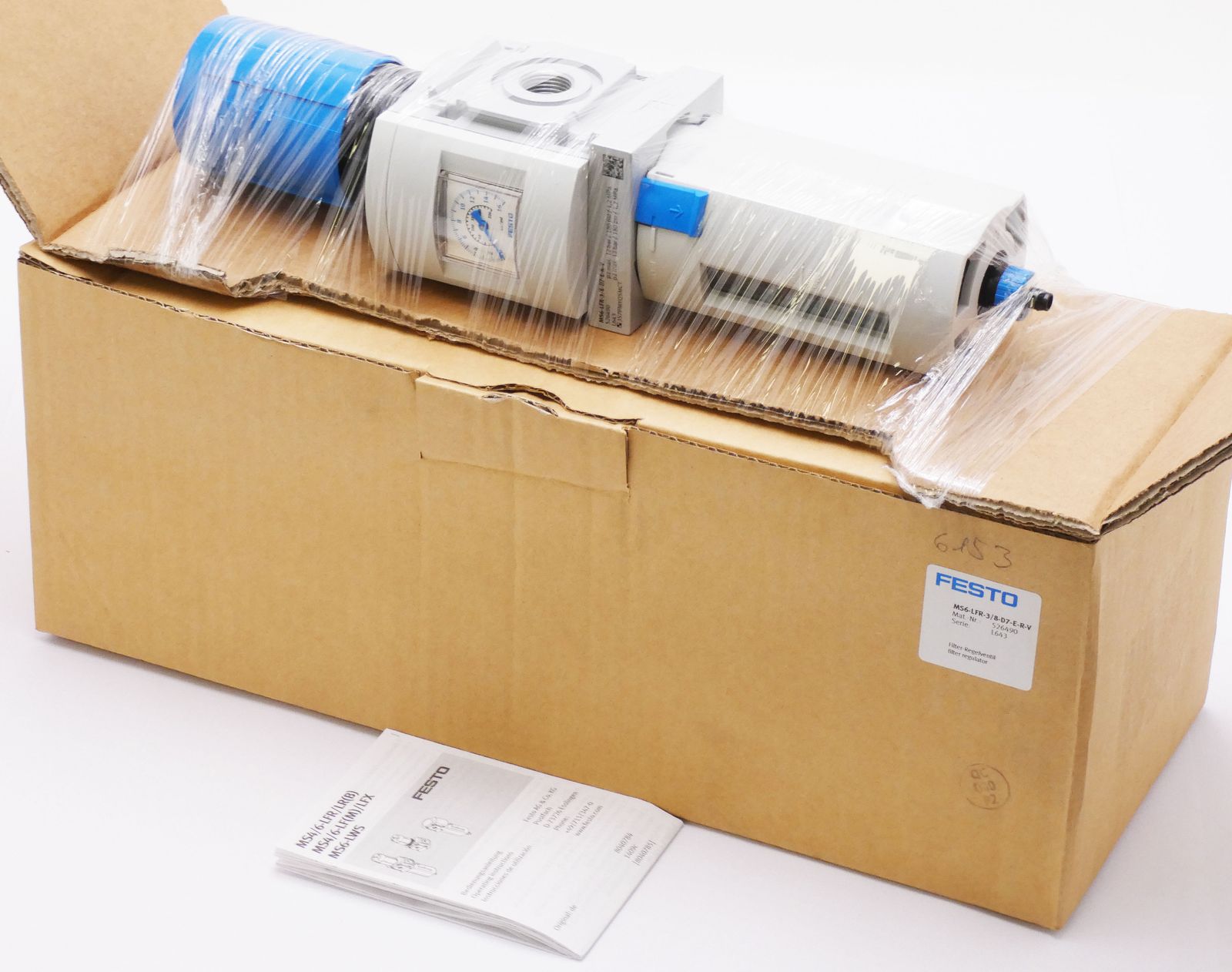 Festo Ms6 Lfr 3 8 D7 E R V 526490 Filter Regelventil Unused Ovp