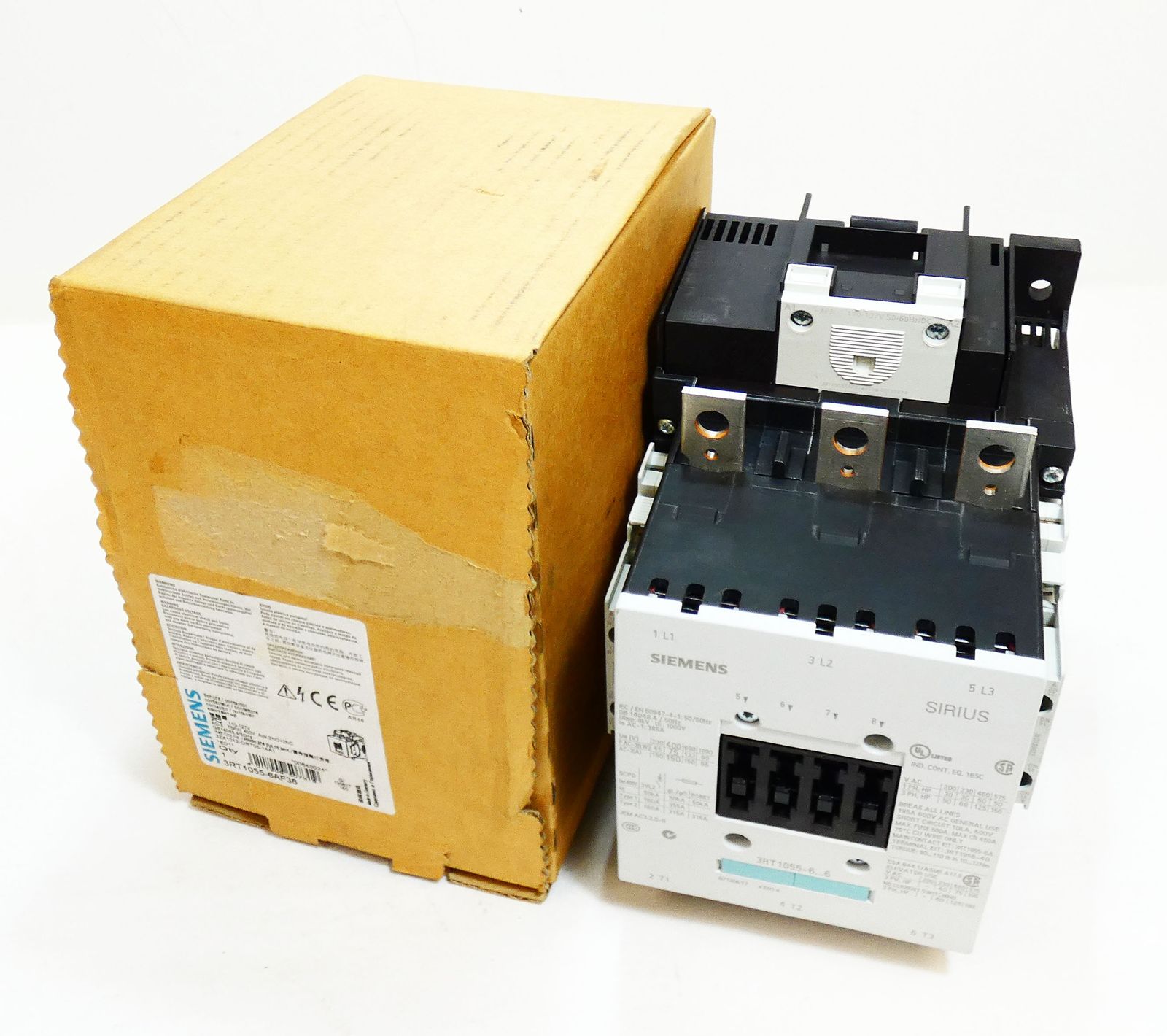Siemens Sirius 3RT1055-6AF36 E:01 Leistungsschütz -unused/OVP ...