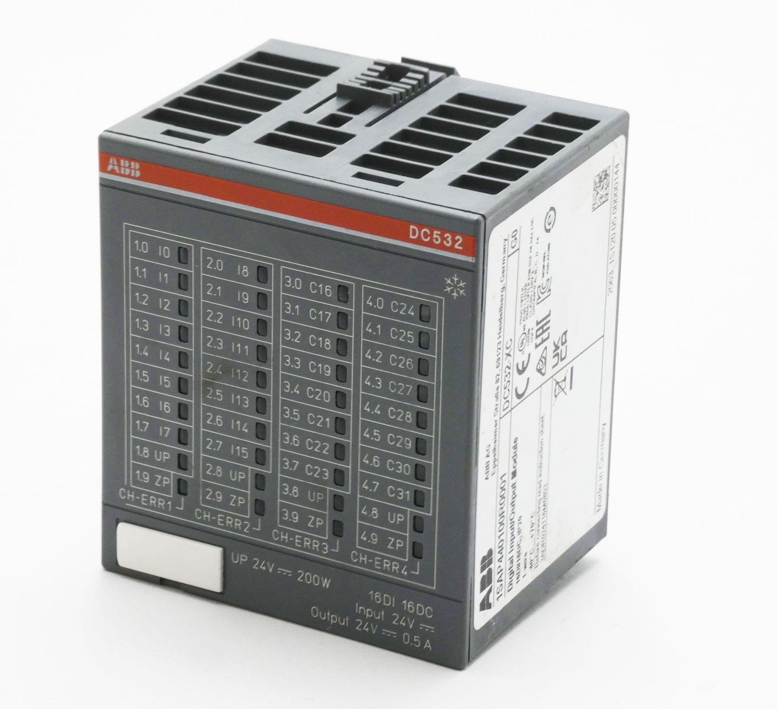 ABB DC532 1SAP440100R001 DC532-XC E: G0 Digital I/O Module -unused ...