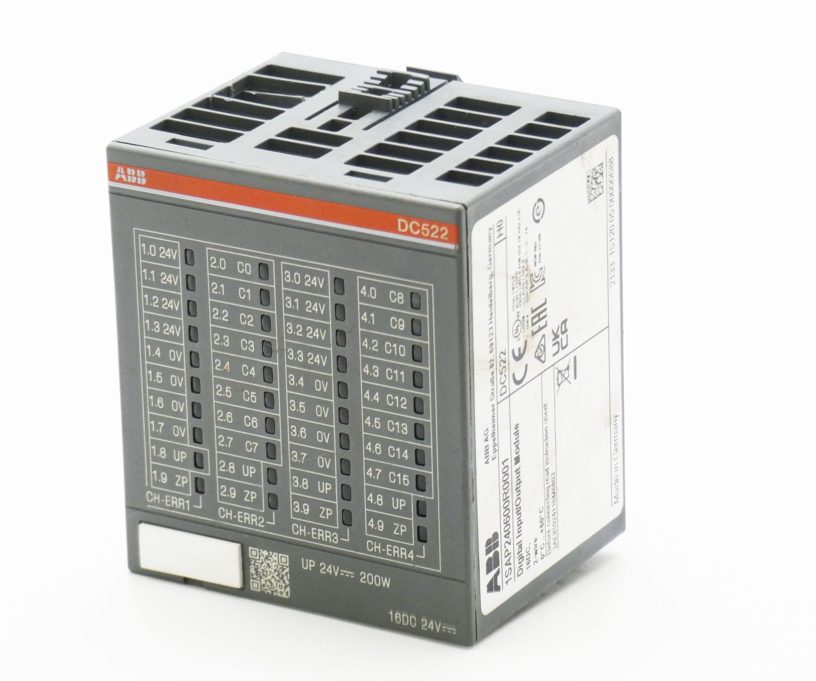 ABB DC522 1SAP240600R0001 E: H0 Digital I/O Module -unused/Attn ...