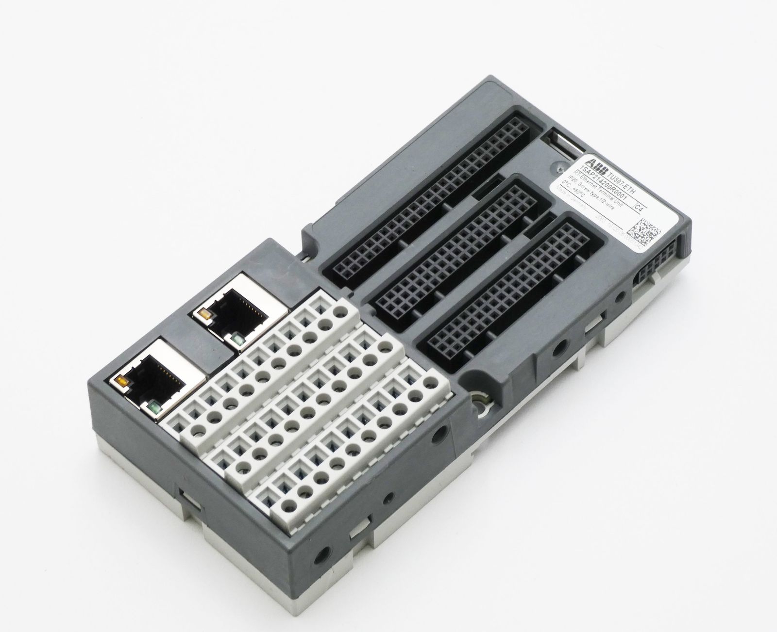 ABB TU507-ETH 1SAP214200R0001 E: C4 RT-Ethernet Terminal Unit -unused ...