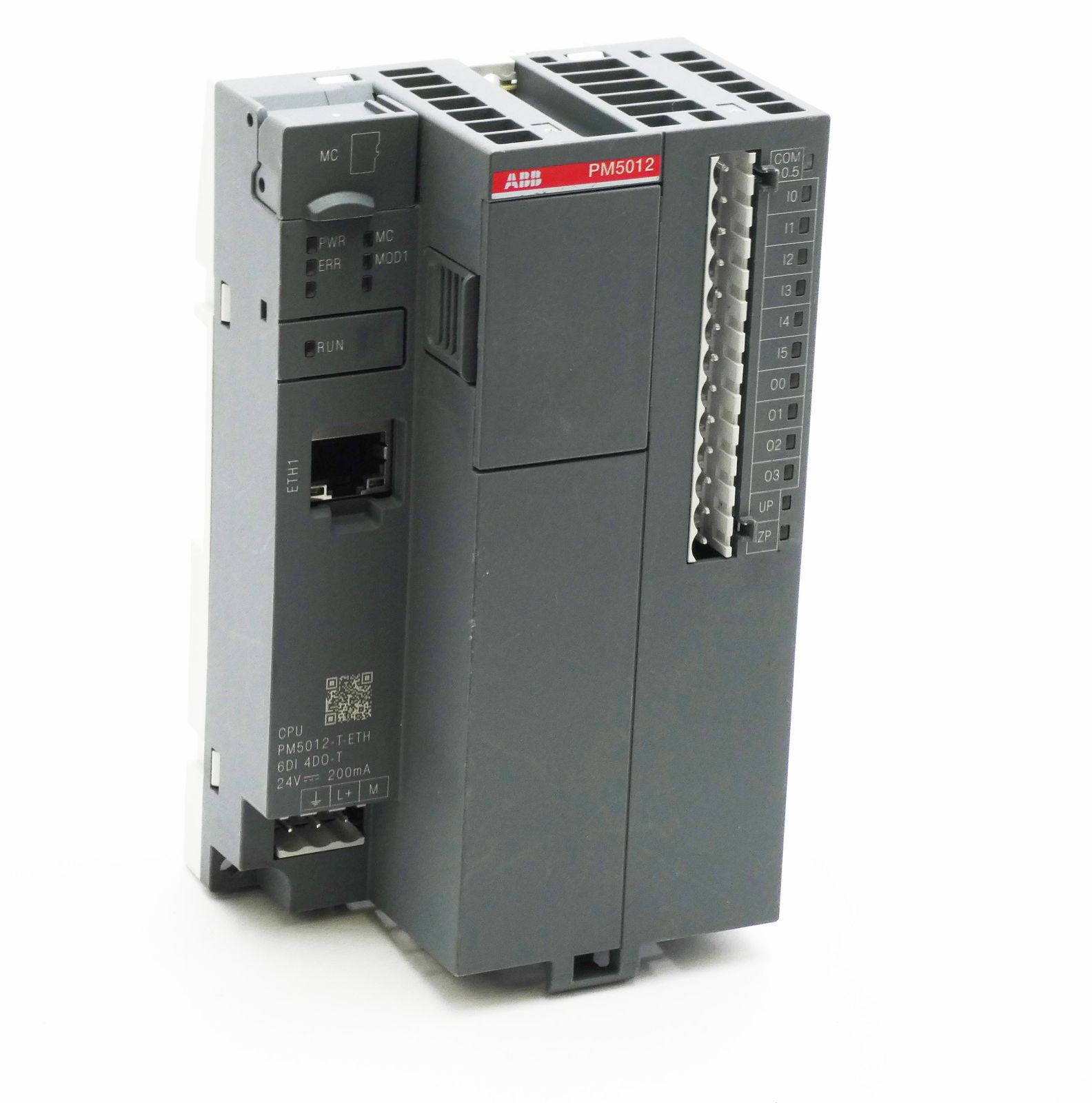ABB PM5012 1SAP122600R0072 PM5012-T-ETH E: A3 CPU 1MB Ethernet -unused ...