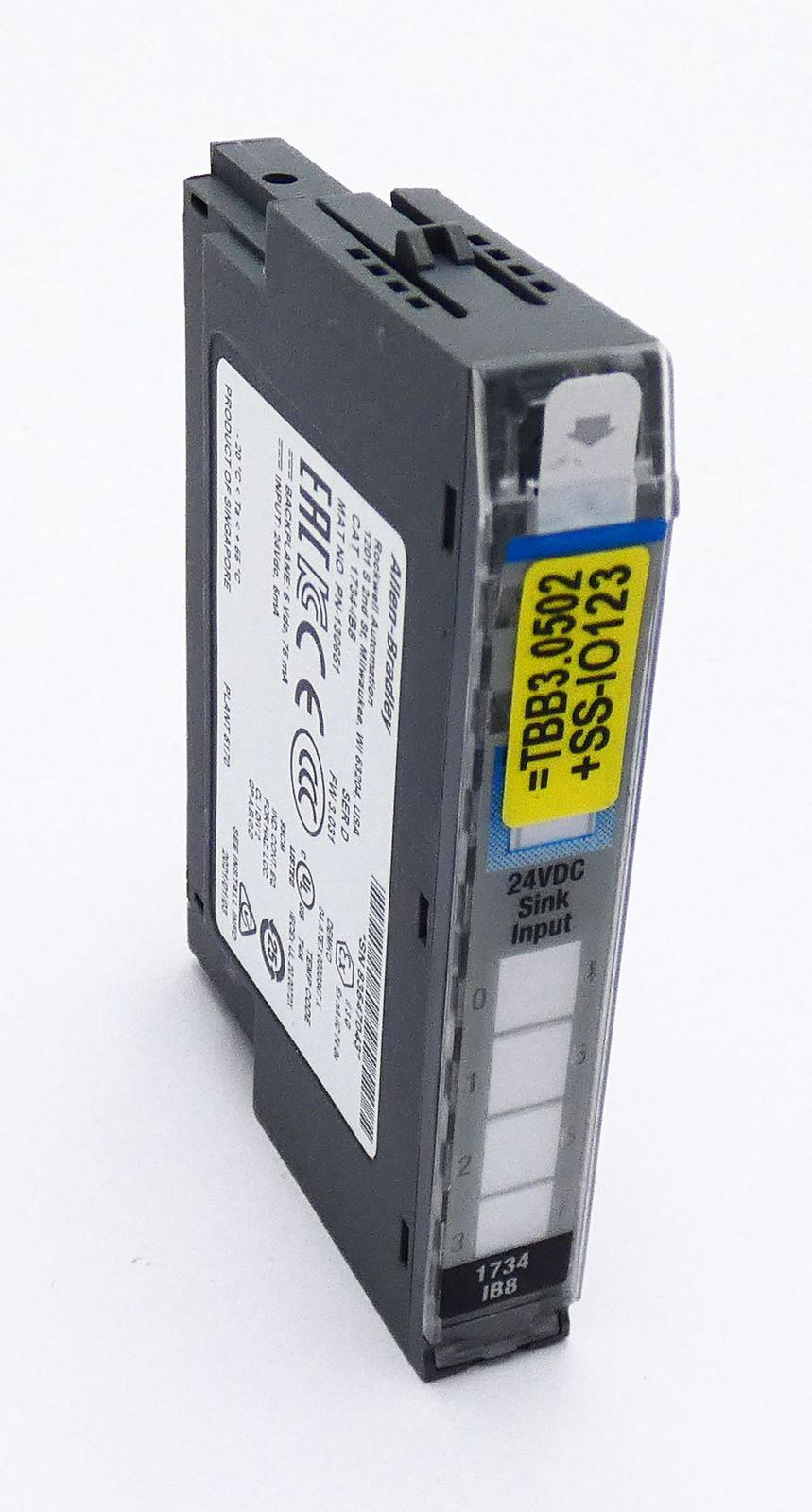 Allen-Bradley 1734-IB8 PN-130651 Ser.D FW 3.031 Input Module -used- | Maaslos-Guenstig.de