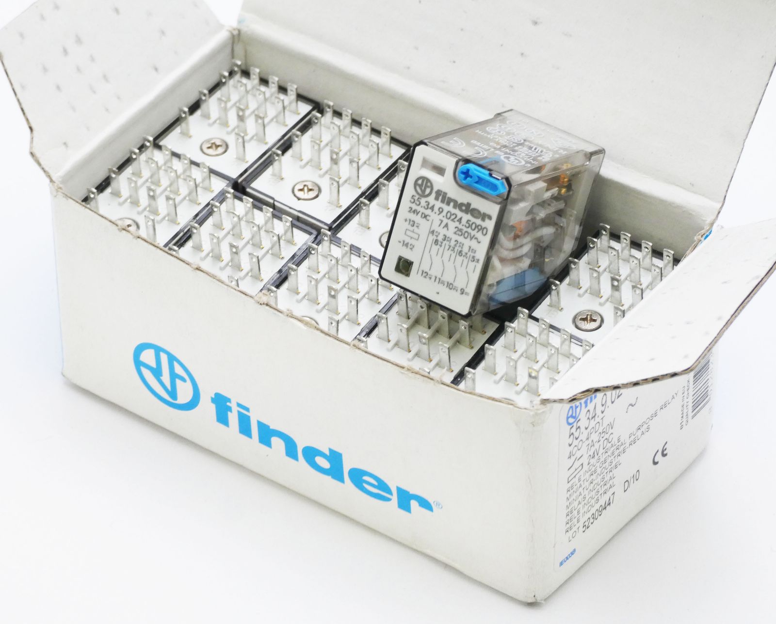 10x Finder 55.34.9.024.5090 7A 250VAC Steckrelais -unused/OVP- | Maaslos-Guenstig.de