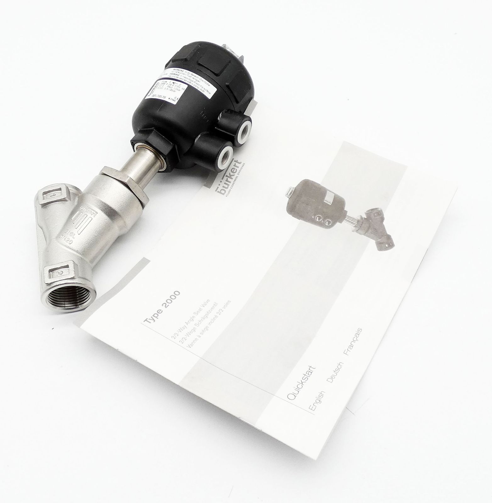 Bürkert 2000 00178678 G3/4 2/2-Wege-Schrägsitzventil -unused- | Maaslos ...