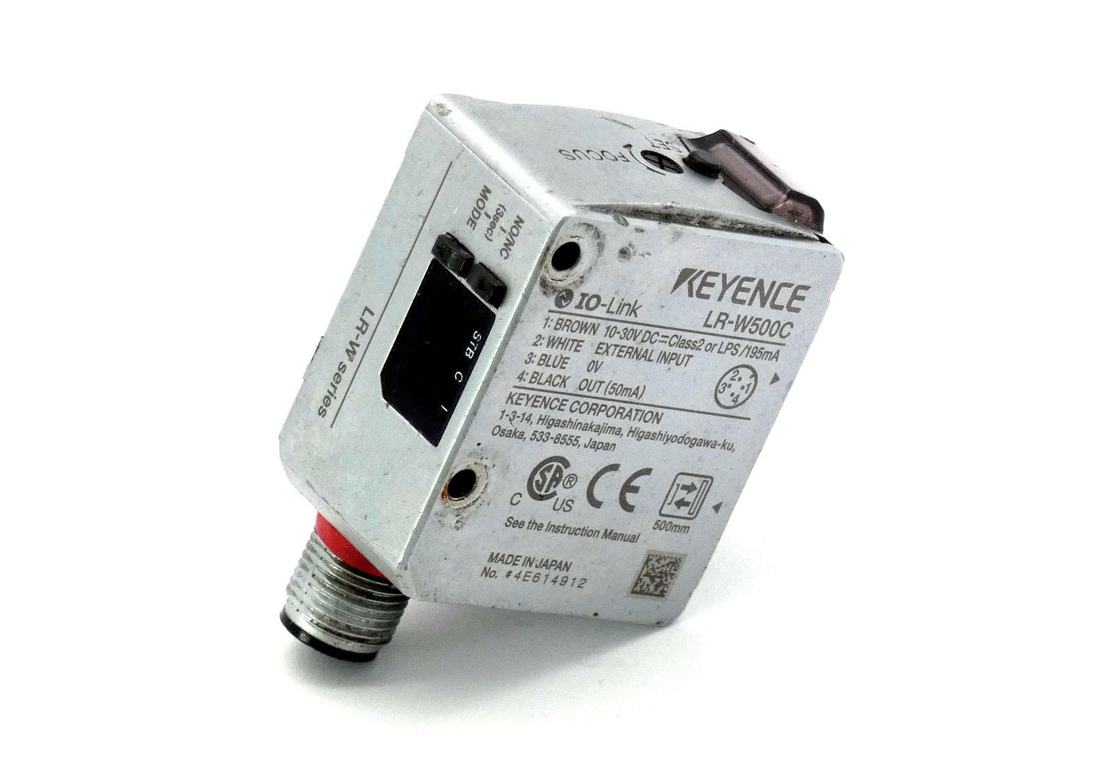 Keyence IO-Link LR-W500C 10-30VDC Lasersensor -used- | Maaslos-Guenstig.de