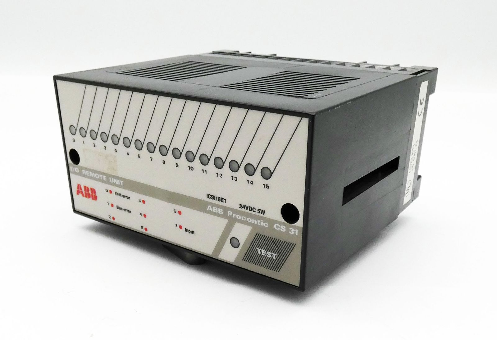 ABB Procontic CS 31 ICSI16E1 24VDC 5W I/O Remote Unit -used- | Maaslos-Guenstig.de