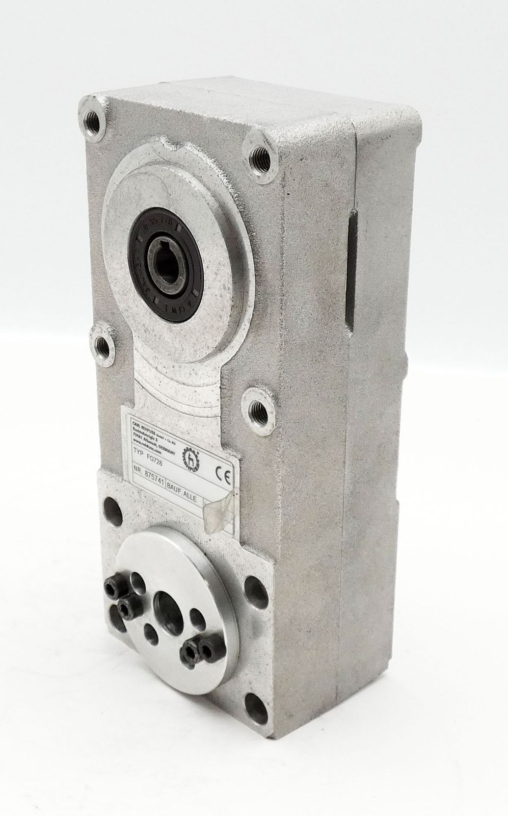Carl Rehfuss FG728 875741 i=61,495 Flachgetriebe shaft mounted gearbox ...