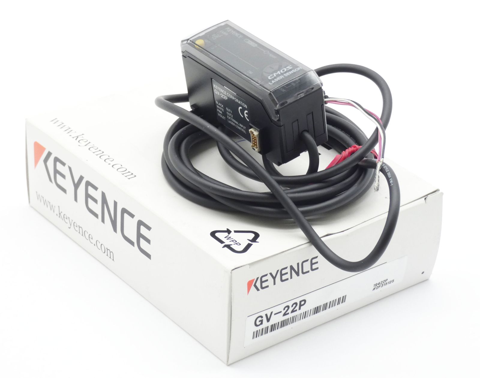 Keyence CMOS GV-22P Lasersensor Messverstärker -unused/OVP- | Maaslos ...