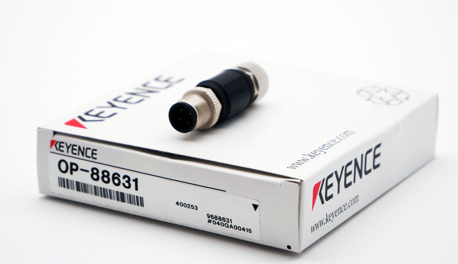 Keyence OP-88631 Adapterstecker für Power-IO Kabel M12 12-polig -unused ...