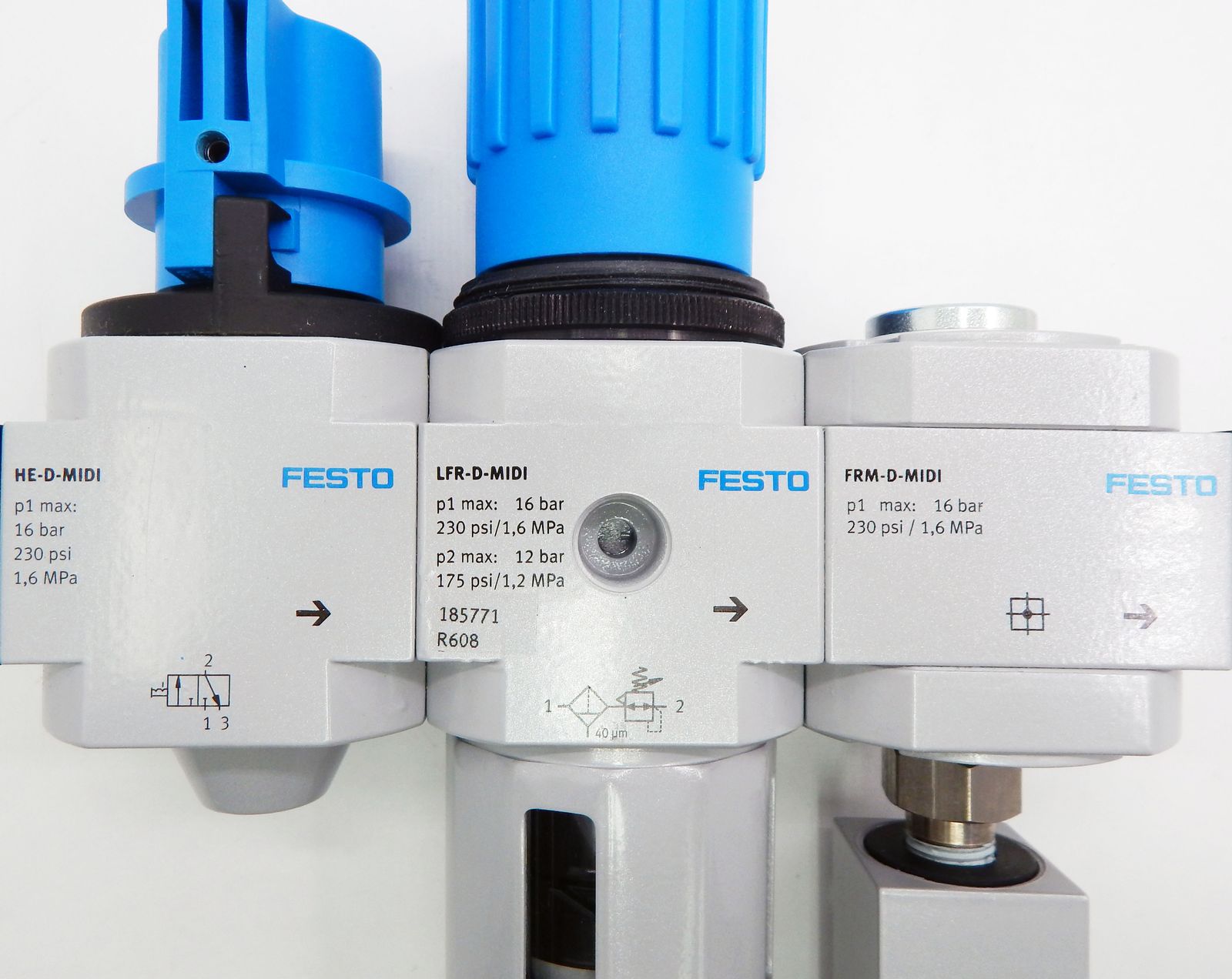Festo LFR-1/4-D-MIDI-KF 185771 Serie: R608 Wartungsgeräte-Kombinat ...