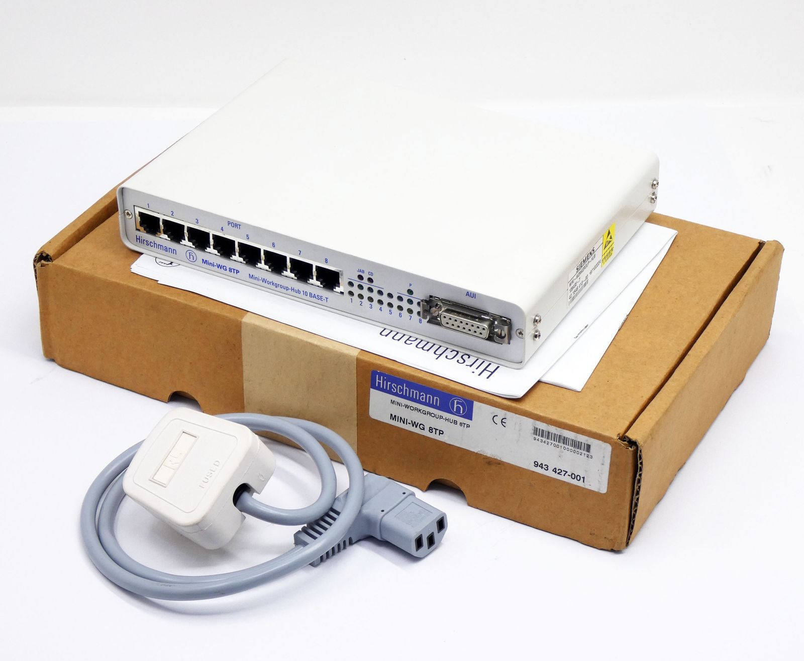 Hirschmann MINI-WG 8TP Mini-Workgroup-Hub 8TP -unused/OVP- | Maaslos ...