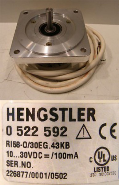 Hengstler RI58-O/30EG.43KB 0522592 0 522 592 -used- | Maaslos-Guenstig.de