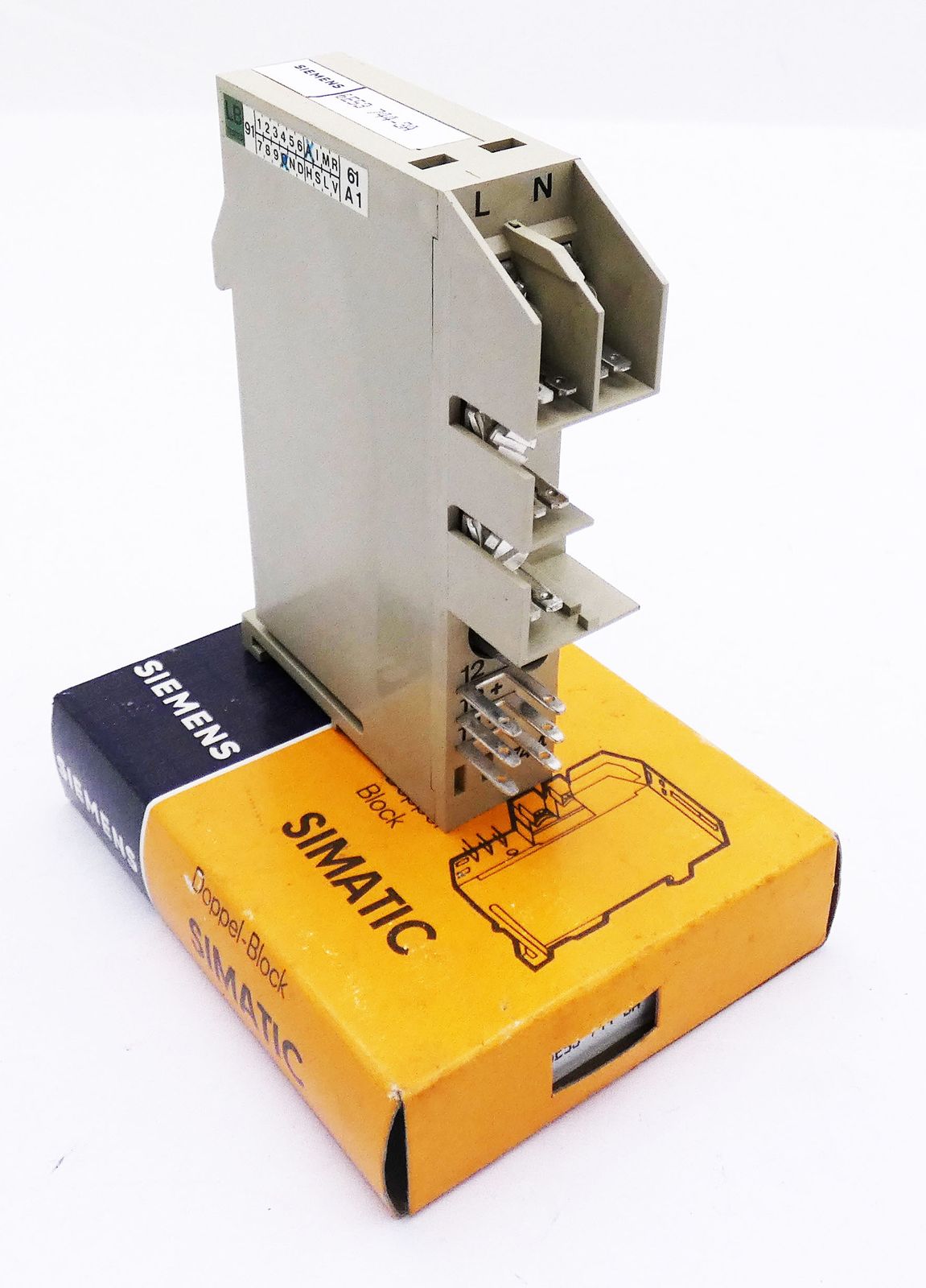 Siemens Simatic S3 6ES3 744-3A Doppel-Block -unused/OVP- | Maaslos ...