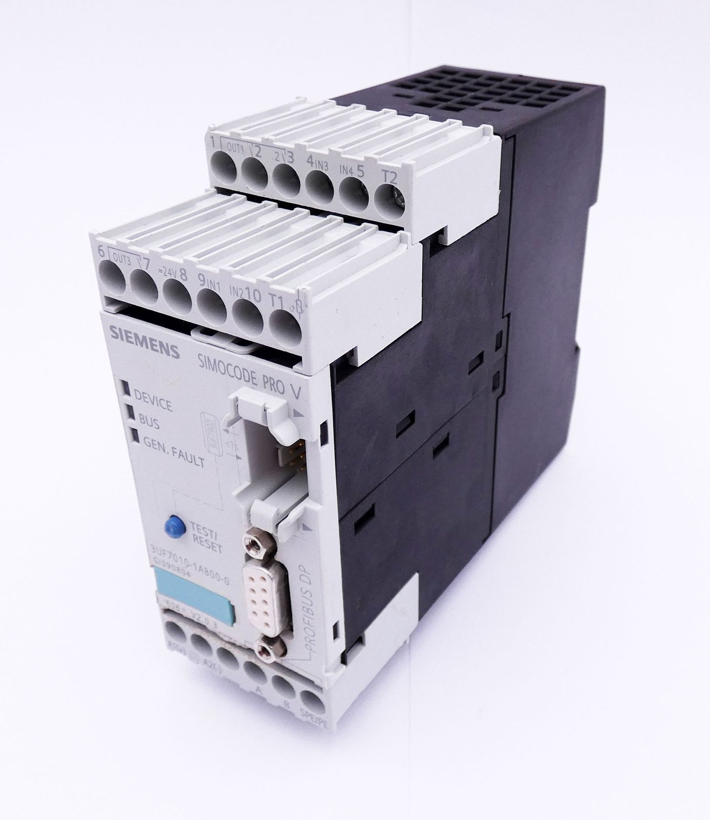Siemens Simocode PRO V 3UF7010-1AB00-0 E: 06 Profibus DP -used ...