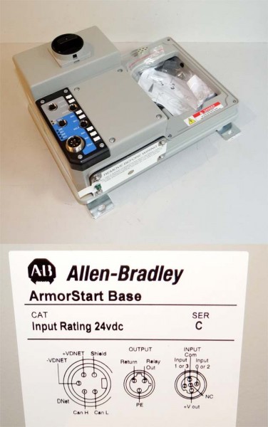 Allen Bradley ArmorStart Base Input Rating 24VDC Serie C -unused ...