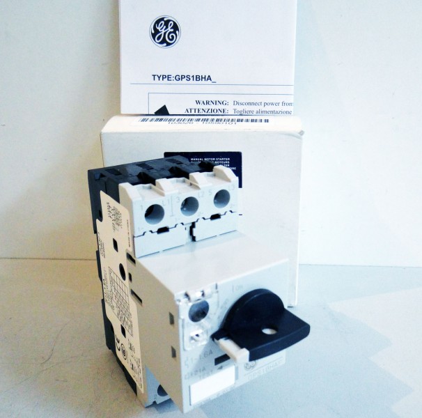 GE Power Controls Leistungsschalter Motorschutz GPS1BHAF -unused/OVP ...