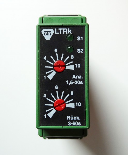 BTR LTRk-E12 Lüftertimer-Relais 1,5-30 / 3 -60sec 230VAC -used ...