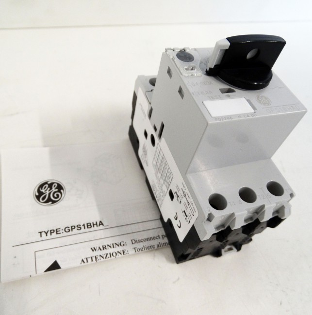 GE Power Controls Leistungsschalter Motorschutz GPS1BHAD -unused/OVP ...