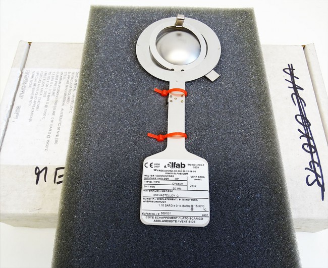 Elfab OPS50H 50MM 1.10bar Berstscheibe -unused/OVP- | Maaslos-Guenstig.de
