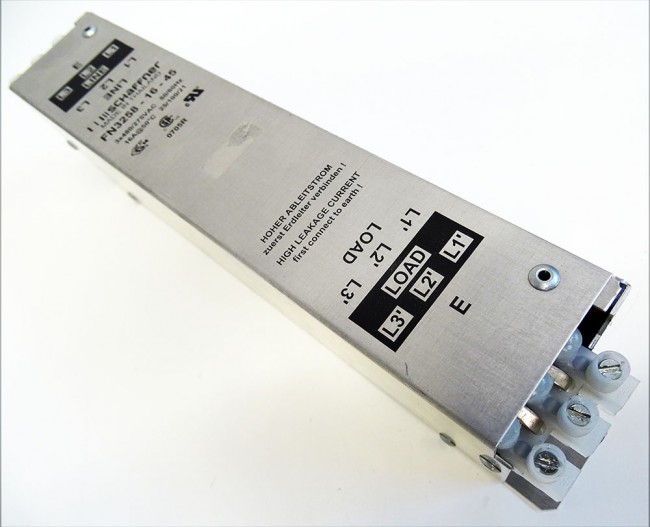 Schaffner FN3258-16-45 3x480/275VAC 50/60Hz interference suppressor ...