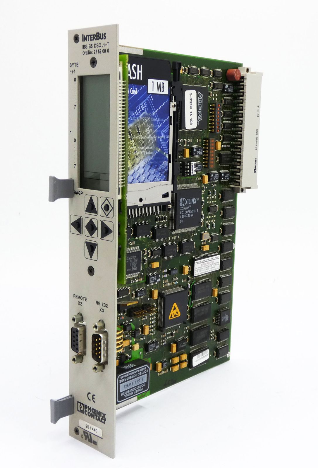 Phoenix Contact Interbus IBS S5 DSC/I-T 2752000 + 1MB Flash Card -used ...