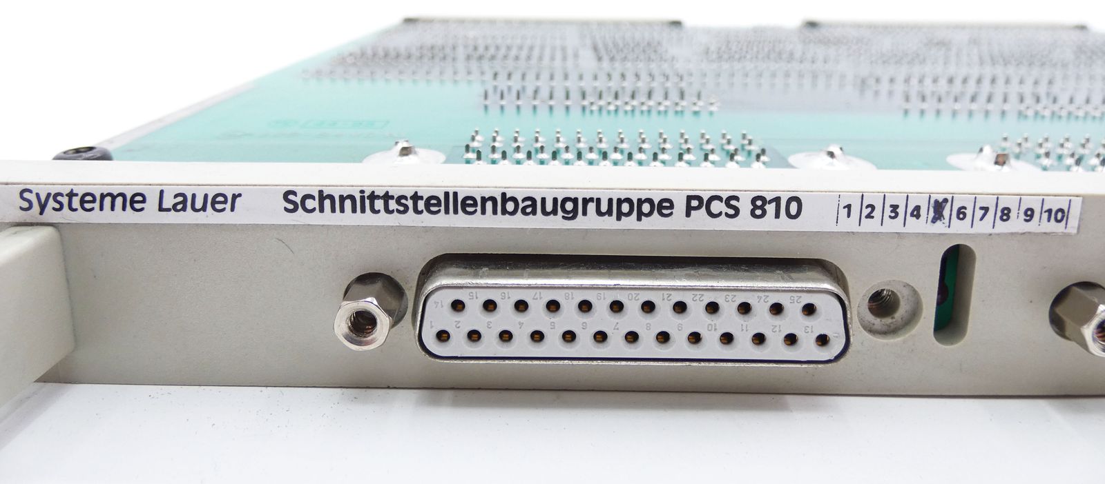 Systeme Lauer PCS810-3 PCS 810-3 E-Stand: 05 Schnittstellenbaugruppe -used-