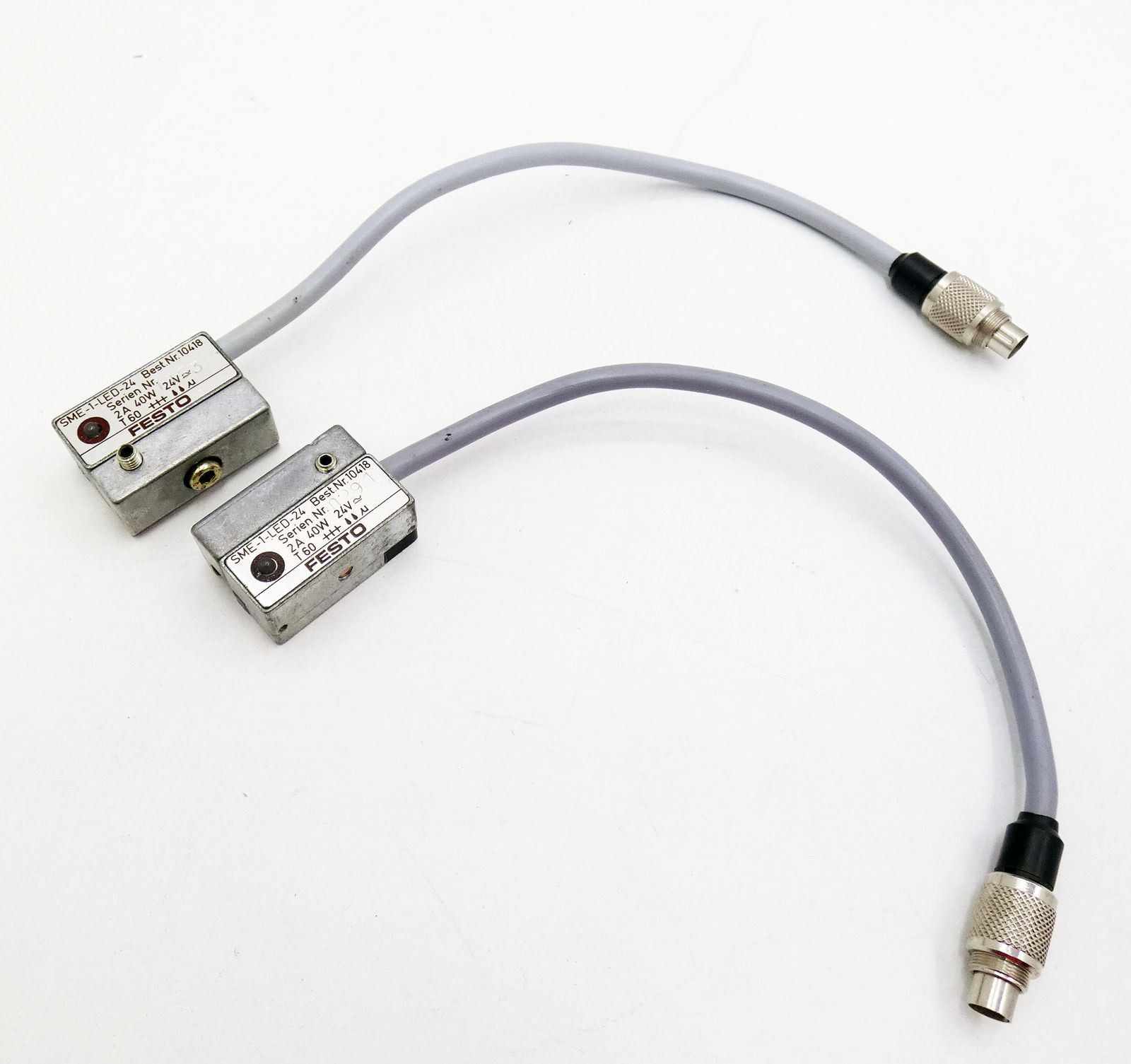 2x Festo SME-1-LED-24 Nr.10418 2A 40W 24V Näherungsschalter -used ...